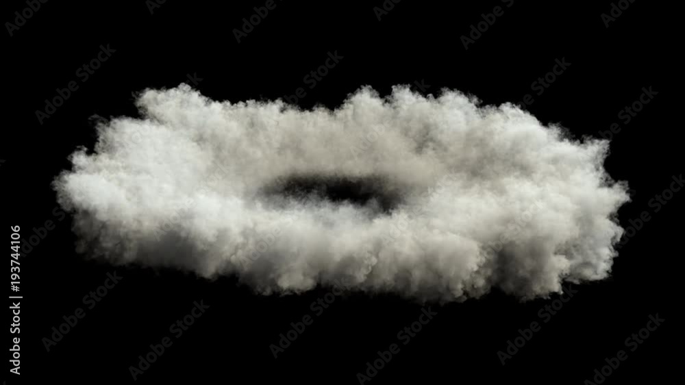 Smoke from rocket launch / lift off smoke / shockwave smoke. High ...