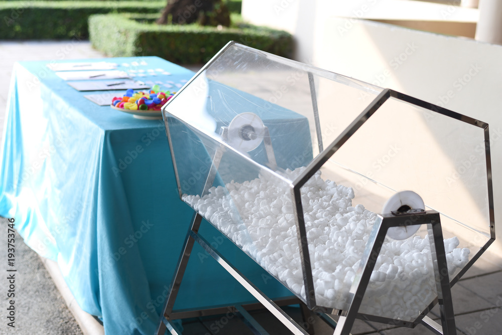 lucky draw. Draw Lots Risk Taking Concept. playing lucky draw from ...