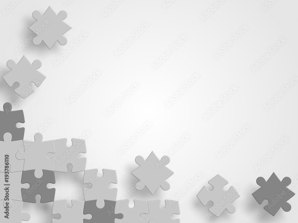 Vector Abstract background made from puzzle pieces. Jigsaw puzzle ...