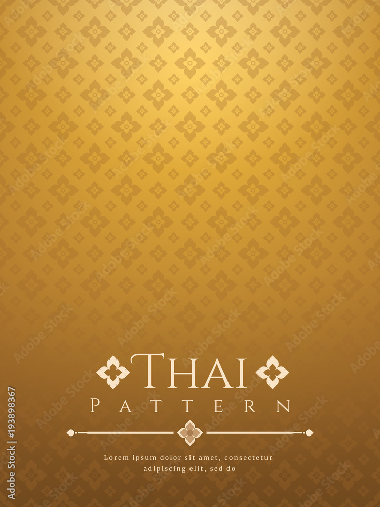 modern line Thai pattern traditional concept The Arts of Thailand ...