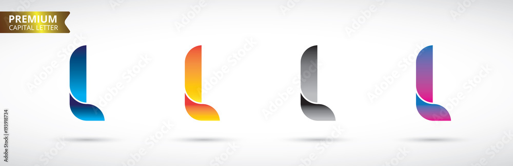 Letter L logo icon design template elements Stock Vector | Adobe Stock