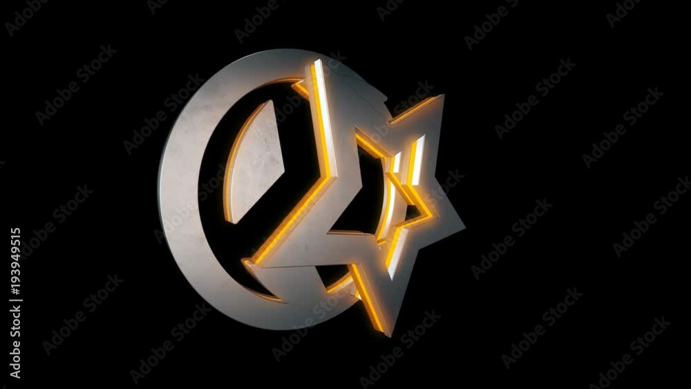 Star animation in PNG format with ALPHA transparency channel. 4K Stock ...