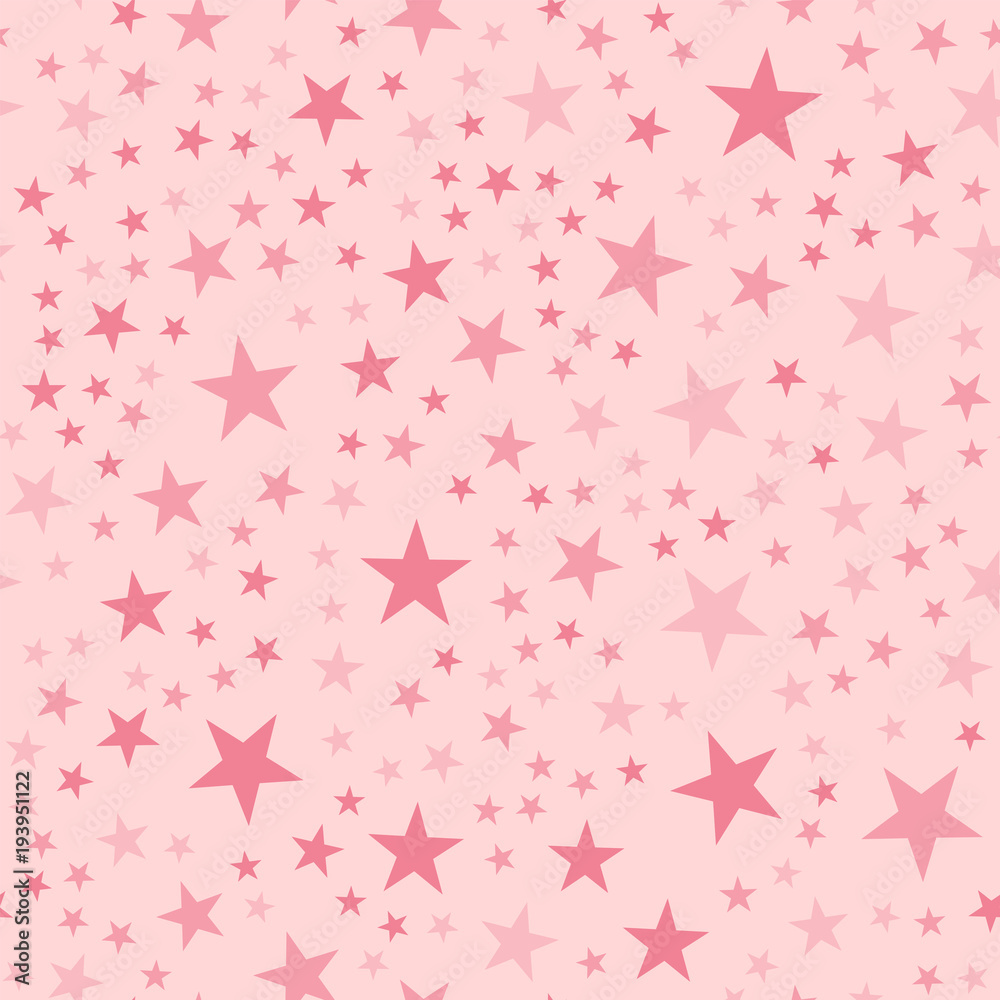Light Pink Stars Background