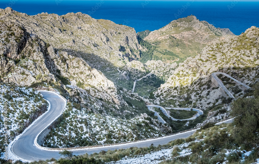 Sa Calobra Road, one of the most scenic and spectacular roads in the ...