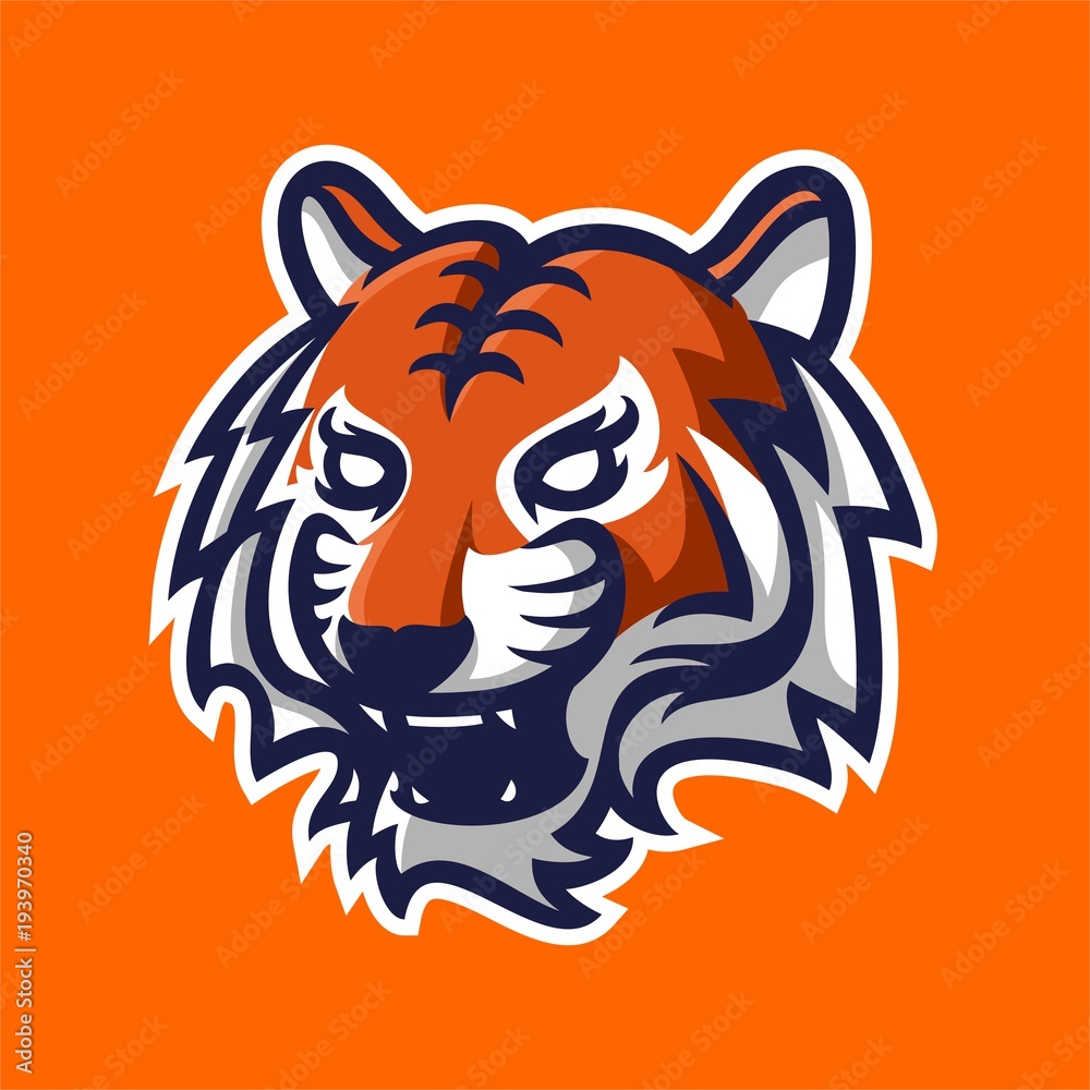 Tiger Mascot Clipart