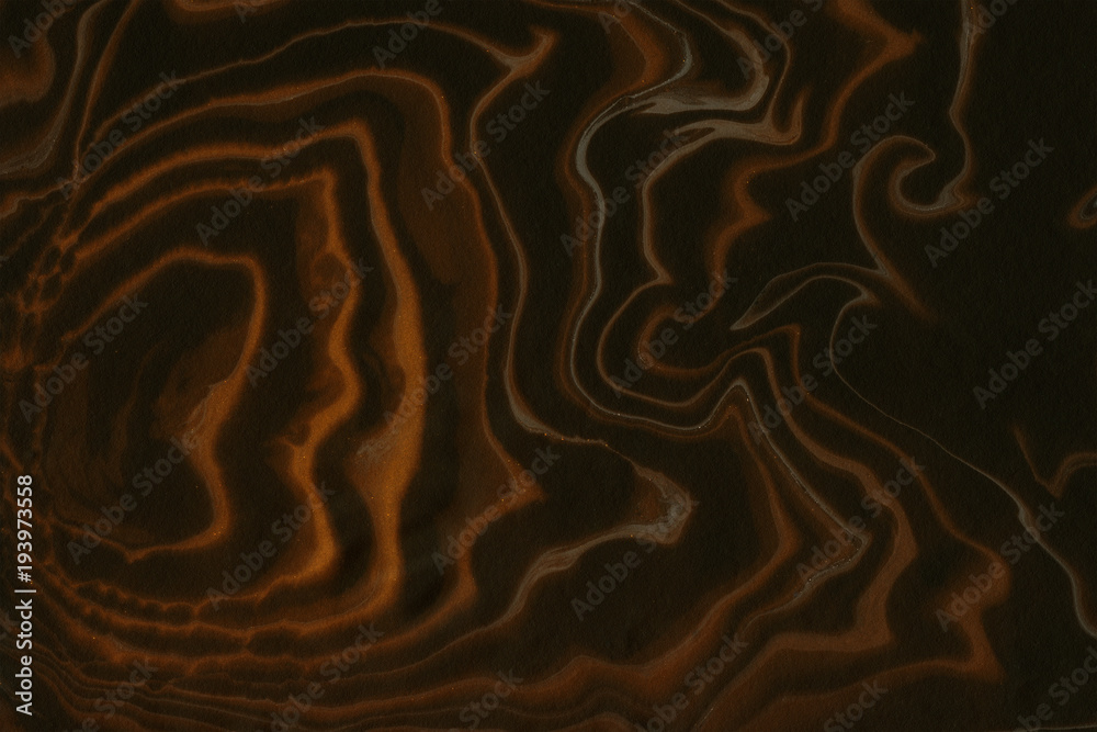 Suminagashi marble texture hand painted with black ink. Digital paper ...