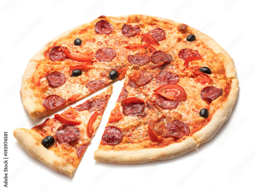Pizza Photography White Background