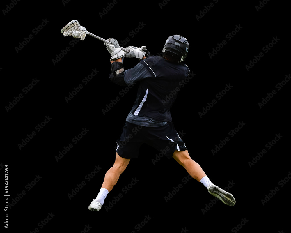 Fierce Lacrosse Action Between two teams in a LAX Match Stock Photo ...