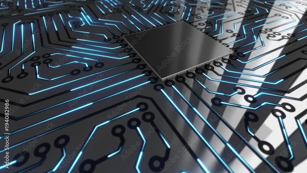 Seamless looping 3d animated text “Data loss” landing on a computer ...