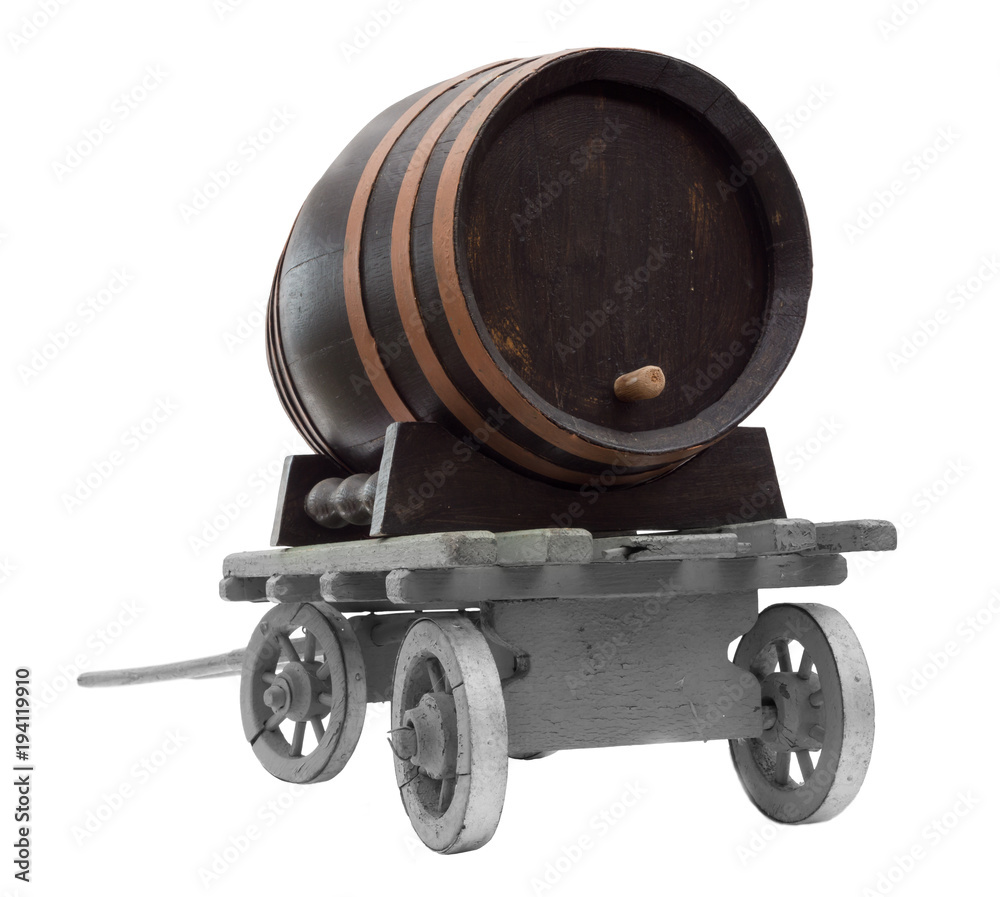 Bollerwagen mit Fass, Bierwagen zum Männertag Stock Photo | Adobe Stock