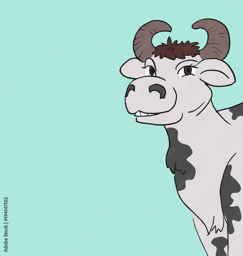 Cartoon koe Stock Vector | Adobe Stock