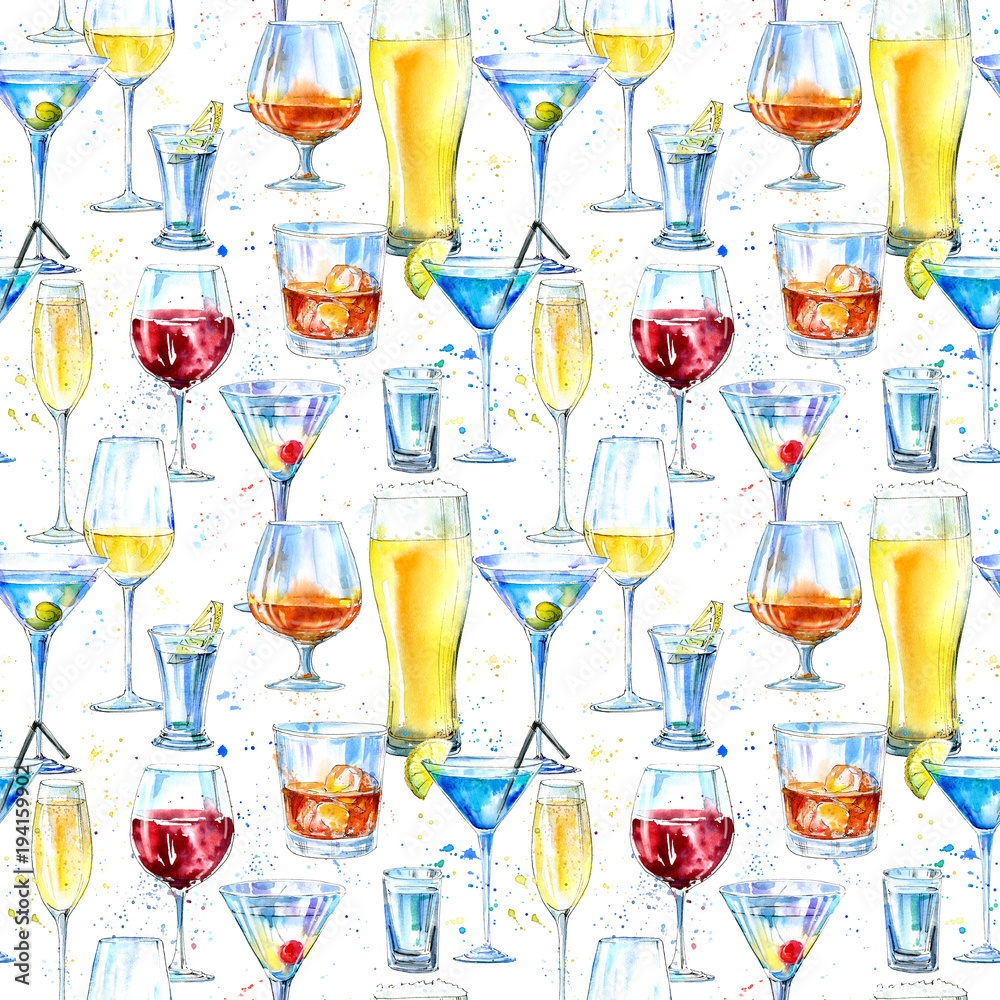 Martini Drink Border