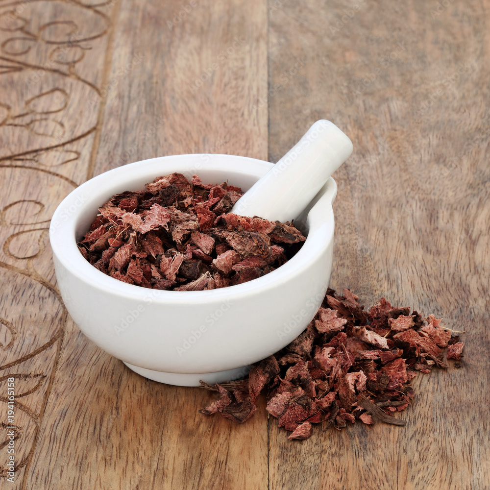 Blue flag root herb used in alternative herbal medicine to ease ...