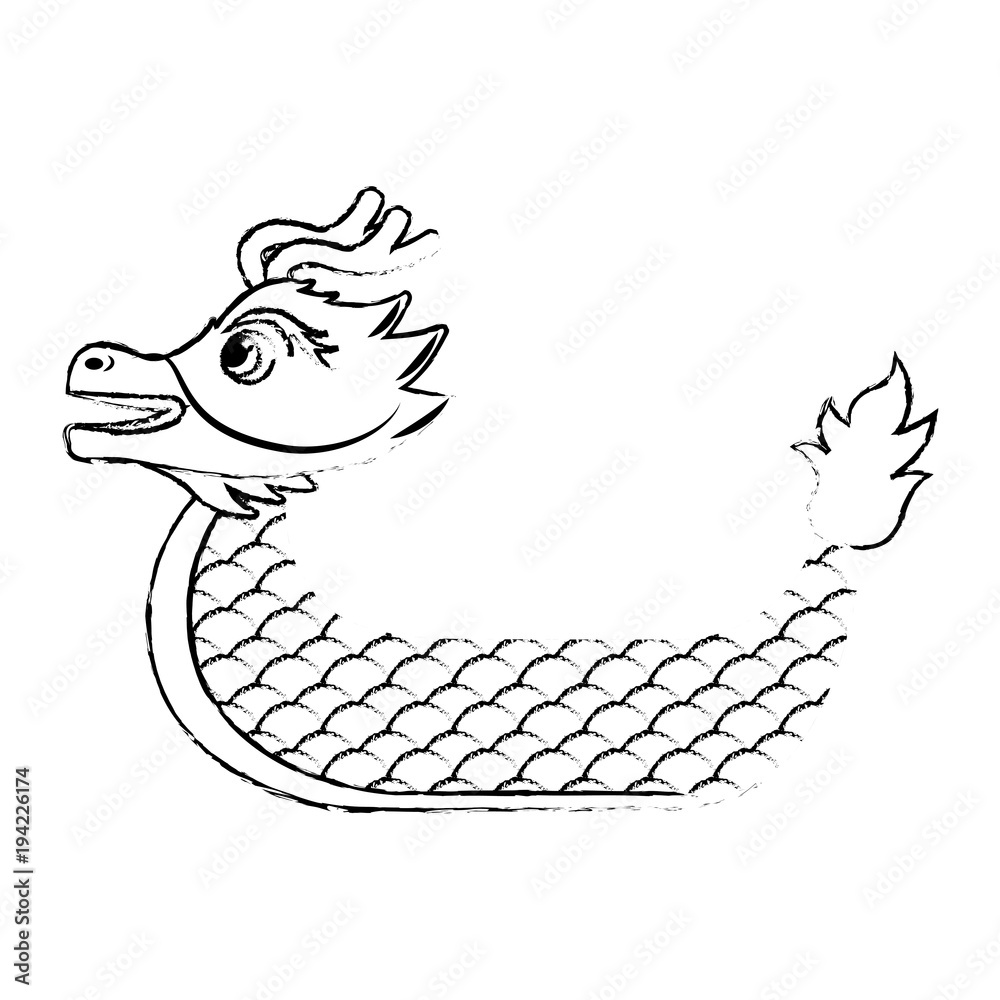Dragon Boat Drawing