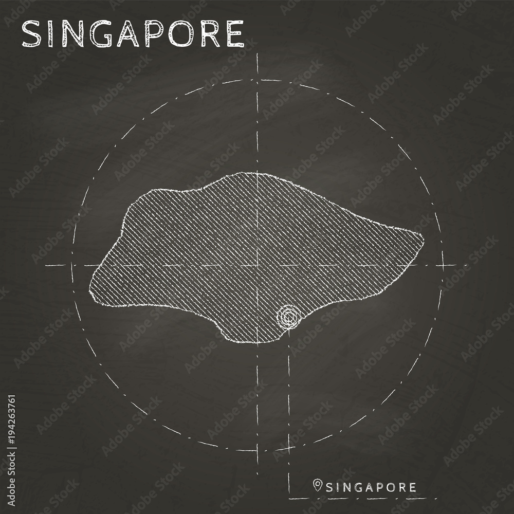 Singapore Capital Map