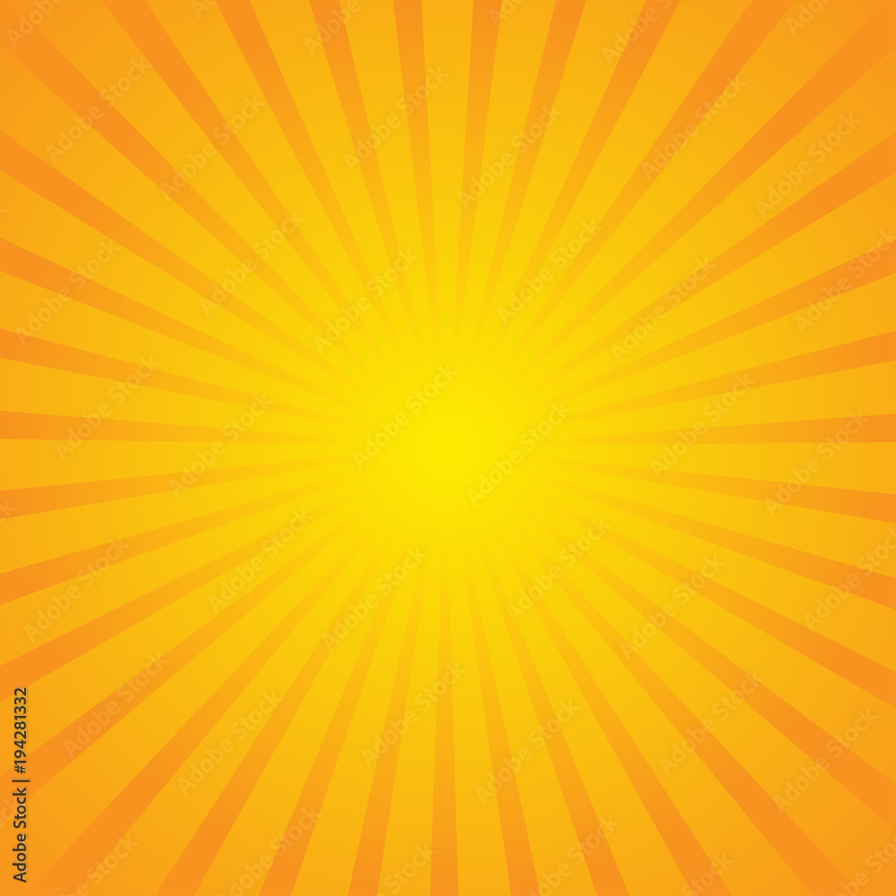Sun rays. Sun rays background. Vector illustration Stock Vector | Adobe ...