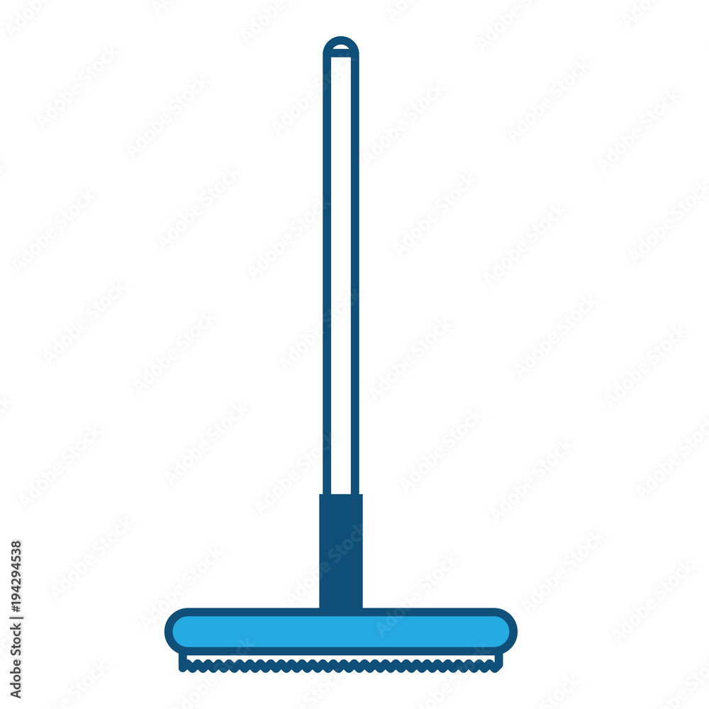 curling broom icon Stock Vector | Adobe Stock