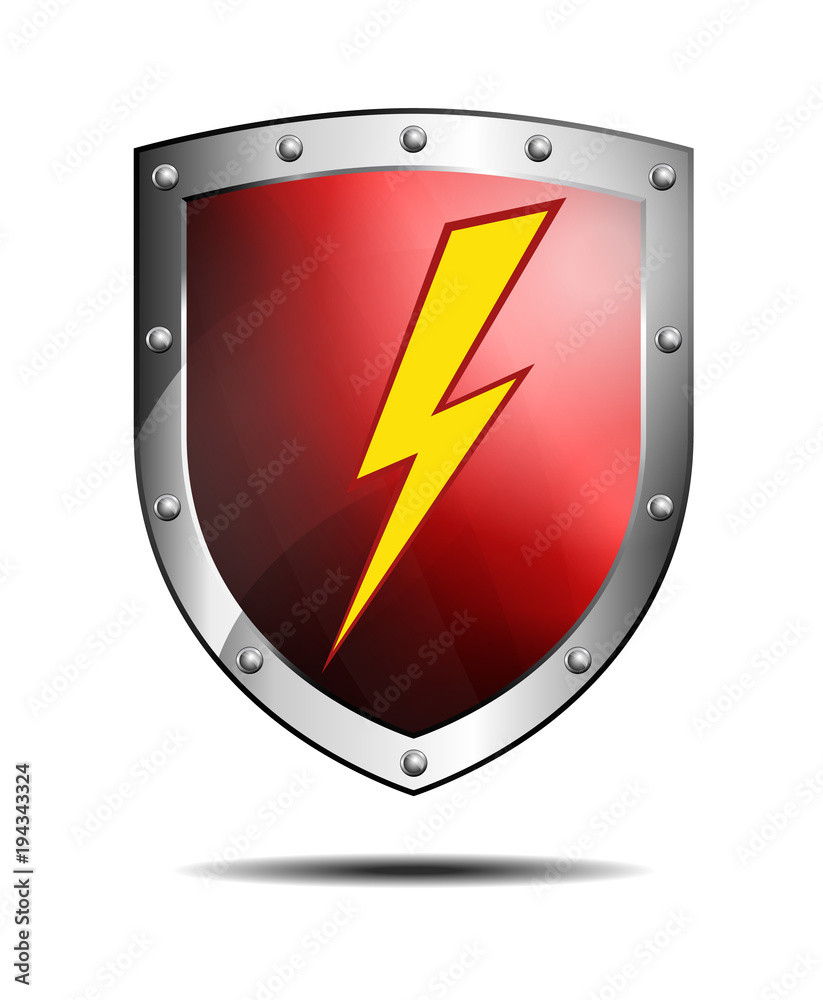 Red Lightning Bolt Logo