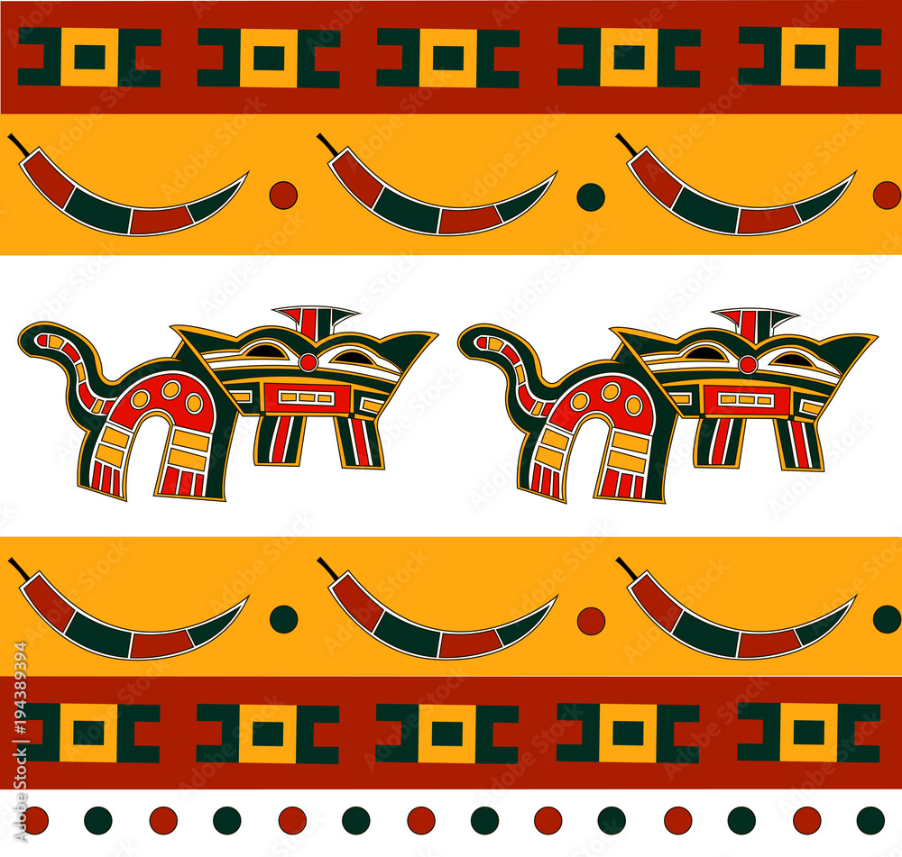 Ethnic patterns of Native Americans: the Aztec, Inca, Maya, Alaska ...