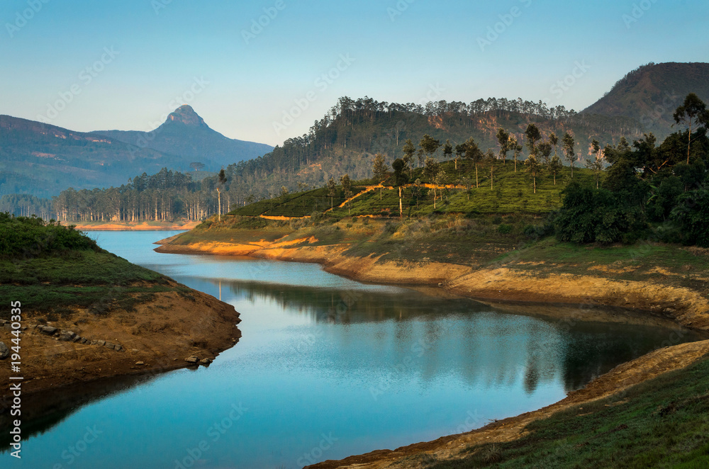 Photo & Art Print The sacred Sri Pada mountain also known as Adam's ...