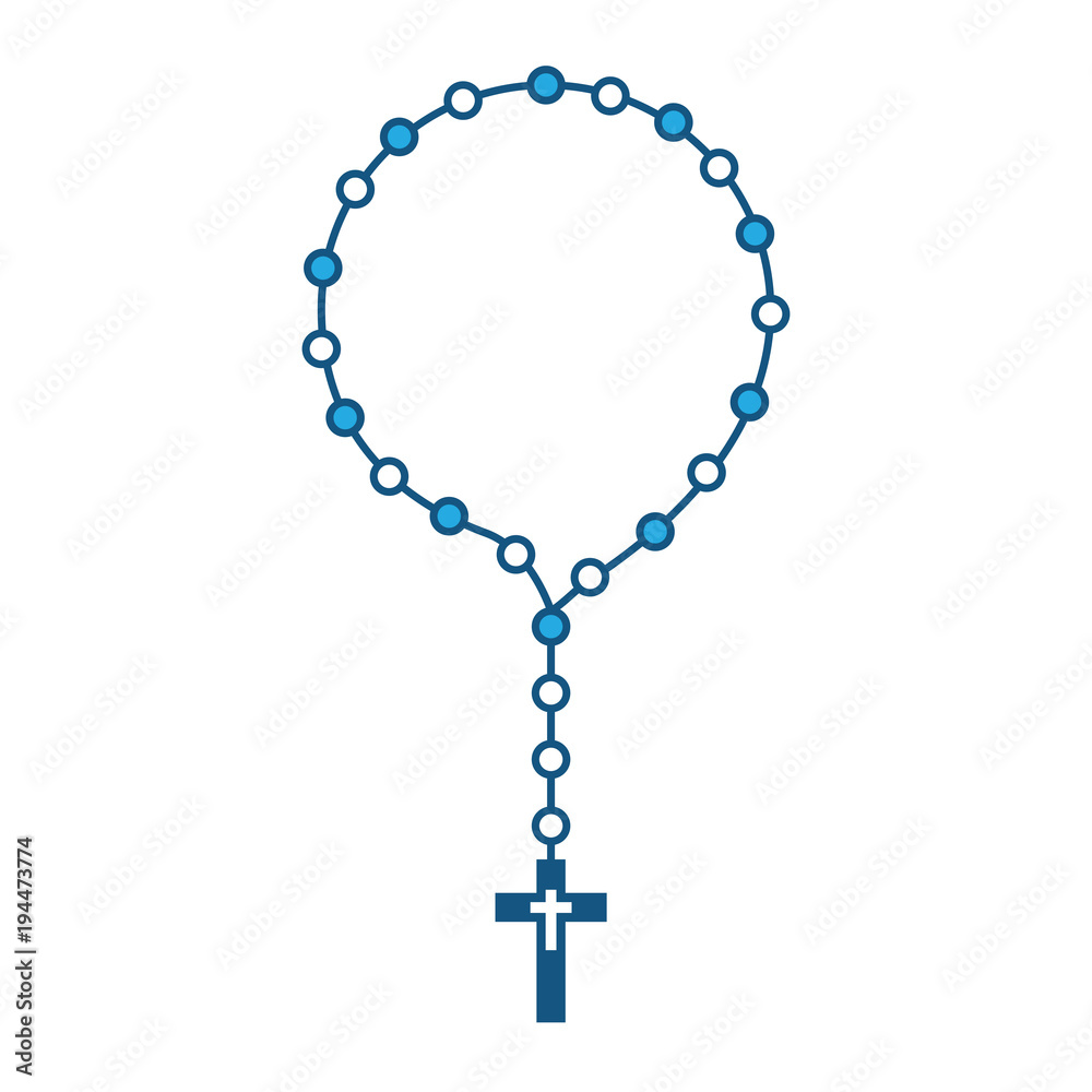 rosary beads icon Stock Vector | Adobe Stock