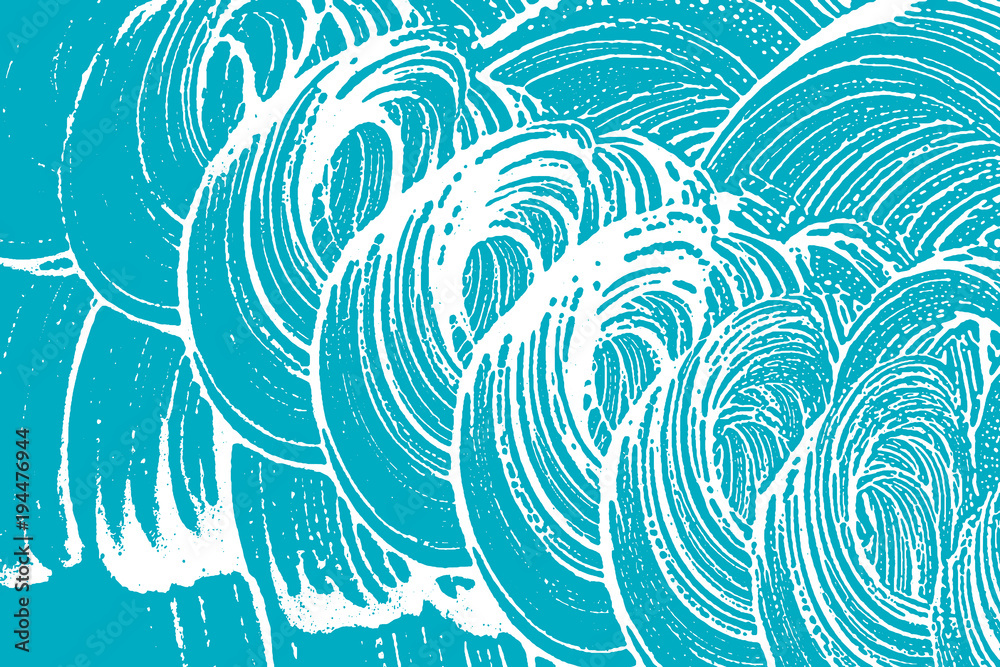 Natural soap texture. Admirable green blue foam trace background ...