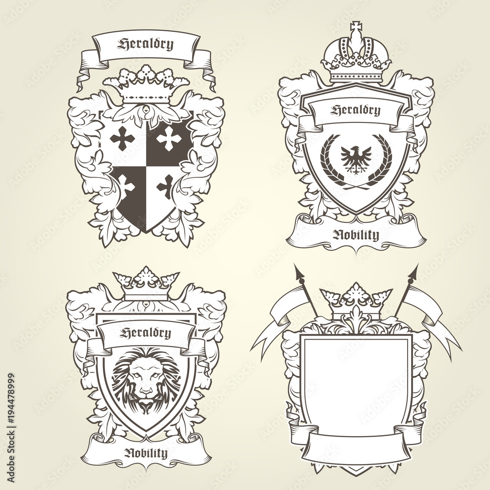 Coat Of Arms Shield Types