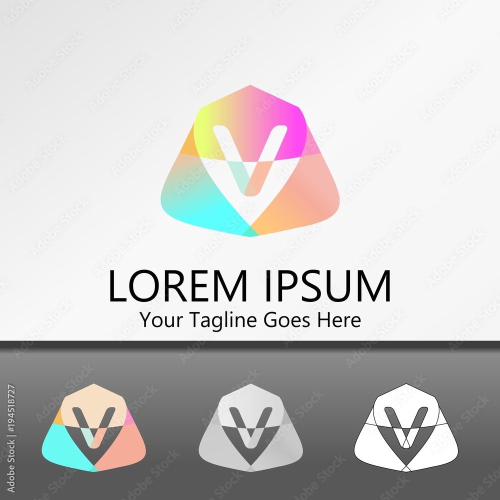 V Logo . Creative Vector Logo Design Ideas for Your Company,Studio ...