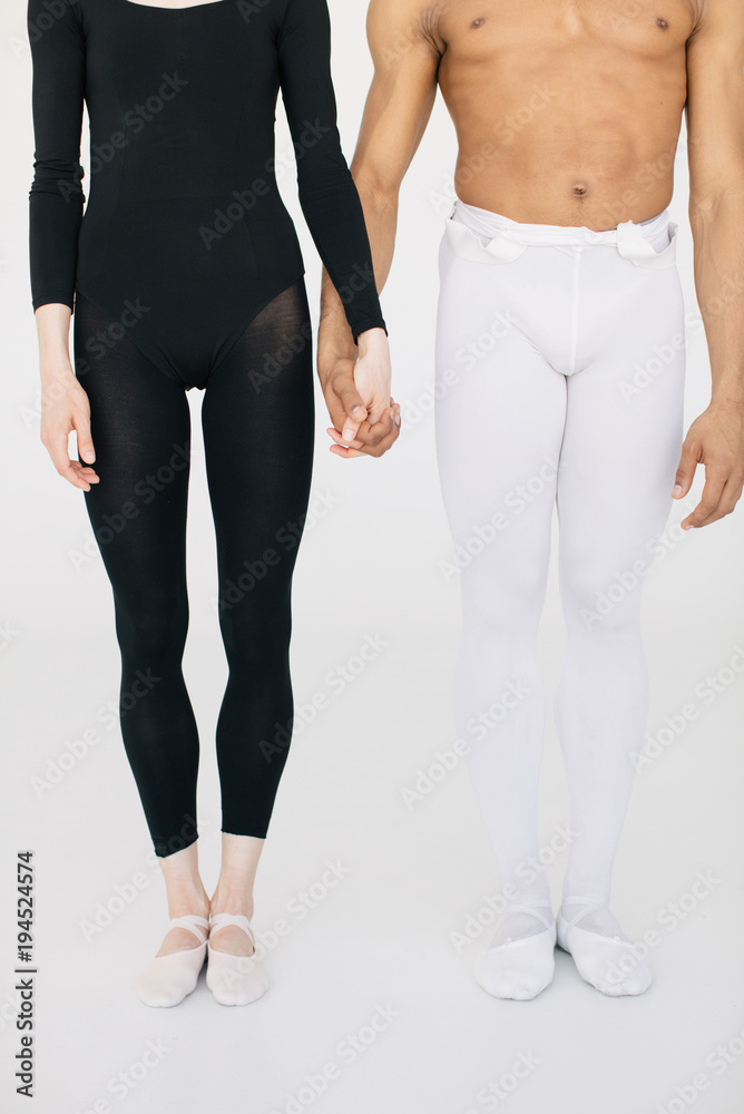 Ballet dancers holding hands Stock Photo | Adobe Stock