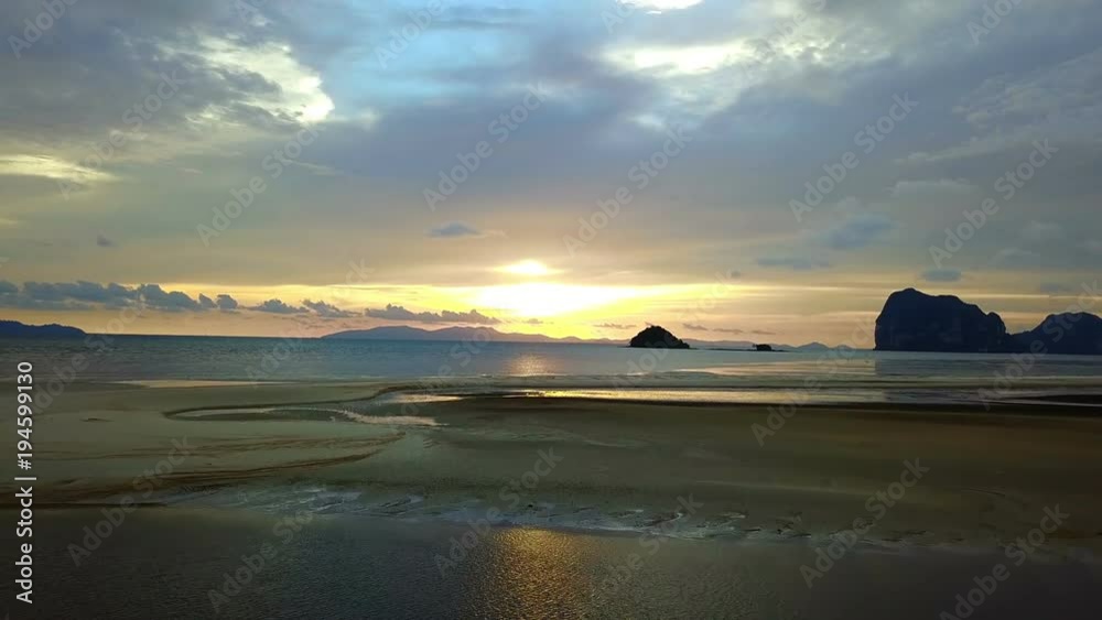 An unspoilt beach of Pak meng, Sikao District, Trang Province, Thailand ...