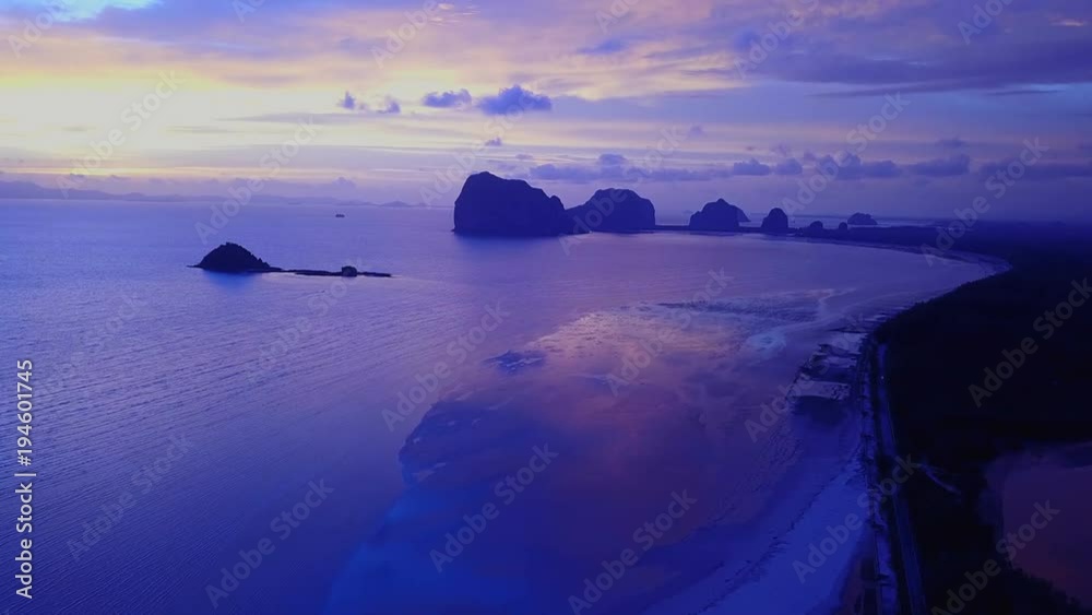 An unspoilt beach of Pak meng, Sikao District, Trang Province, Thailand ...