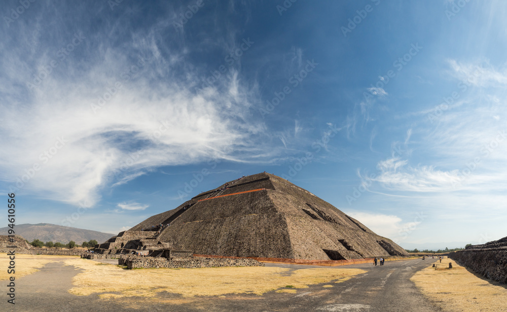Teotihuacan, Mexico City, Mexico, South America - January 2018 [The ...