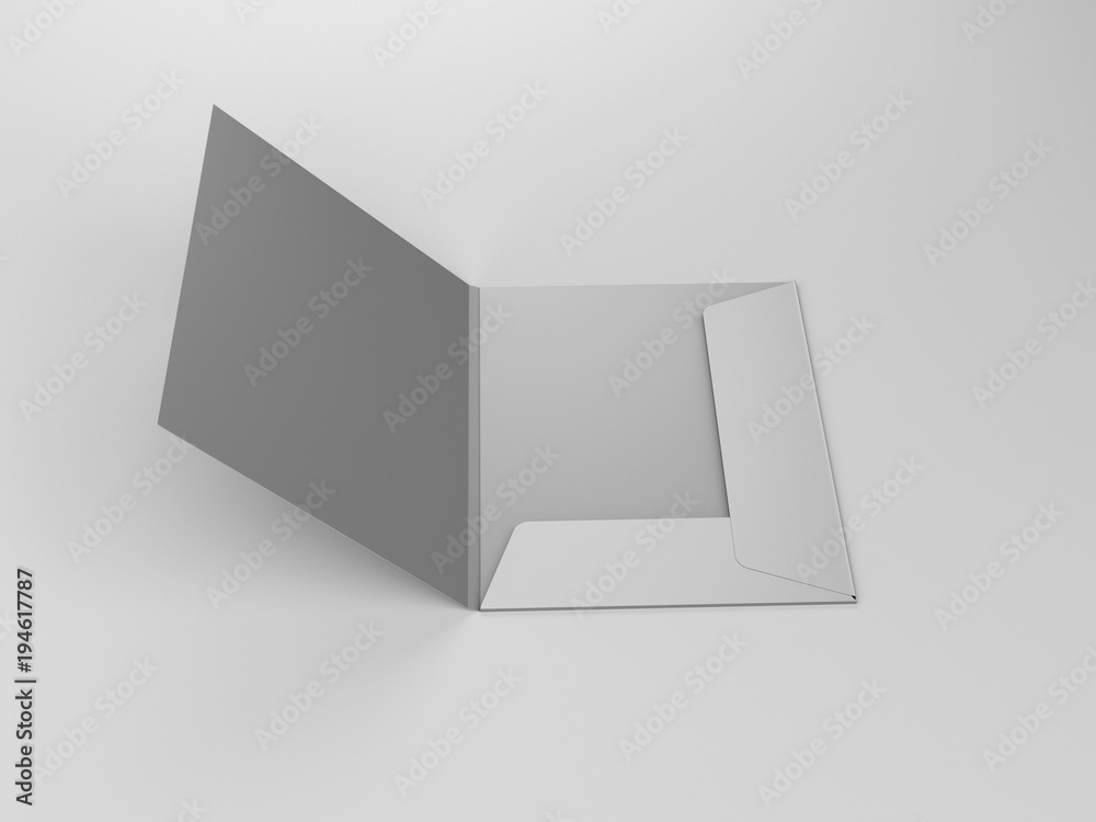 Blank Folders Stock Illustration | Adobe Stock