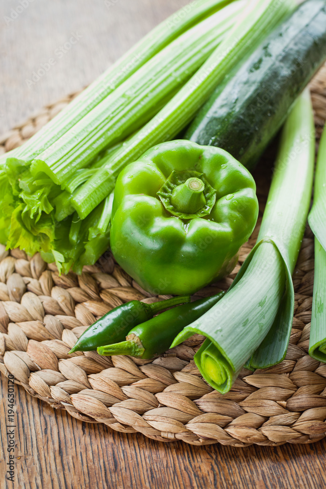 Green Spiky Vegetable