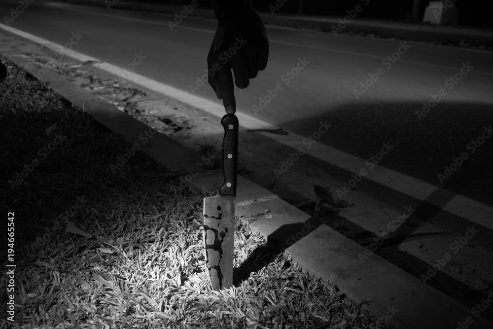 Man suicide by knife cutting a wrist, Depressed man, Sad love, low self ...