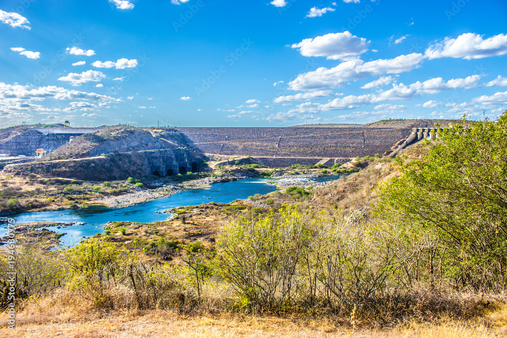 Sao Francisco River, one of the most importants river of Brazil, on the ...