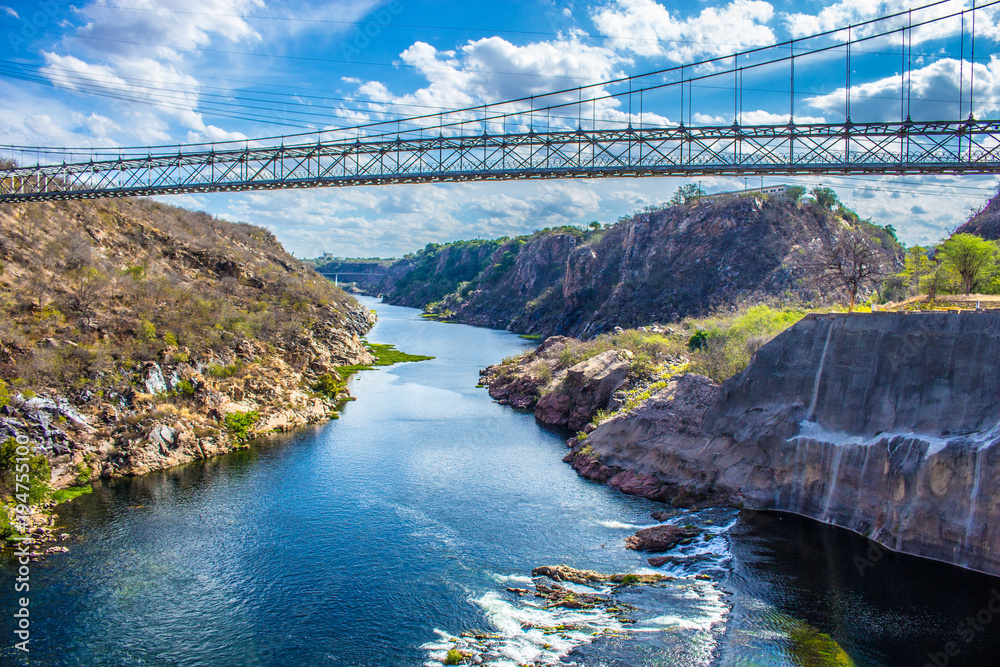 Sao Francisco River, one of the most importants river of Brazil, on ...
