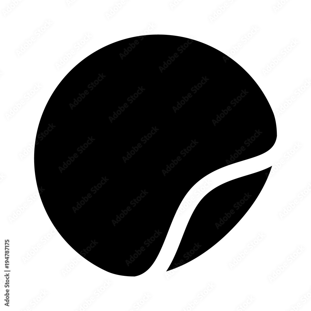 Blank round sticker with corner peel flat vector icon for apps and ...