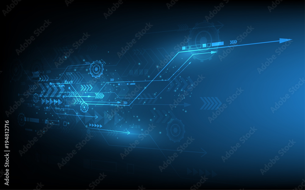 Abstract technology background Hi-tech communication concept innovation ...