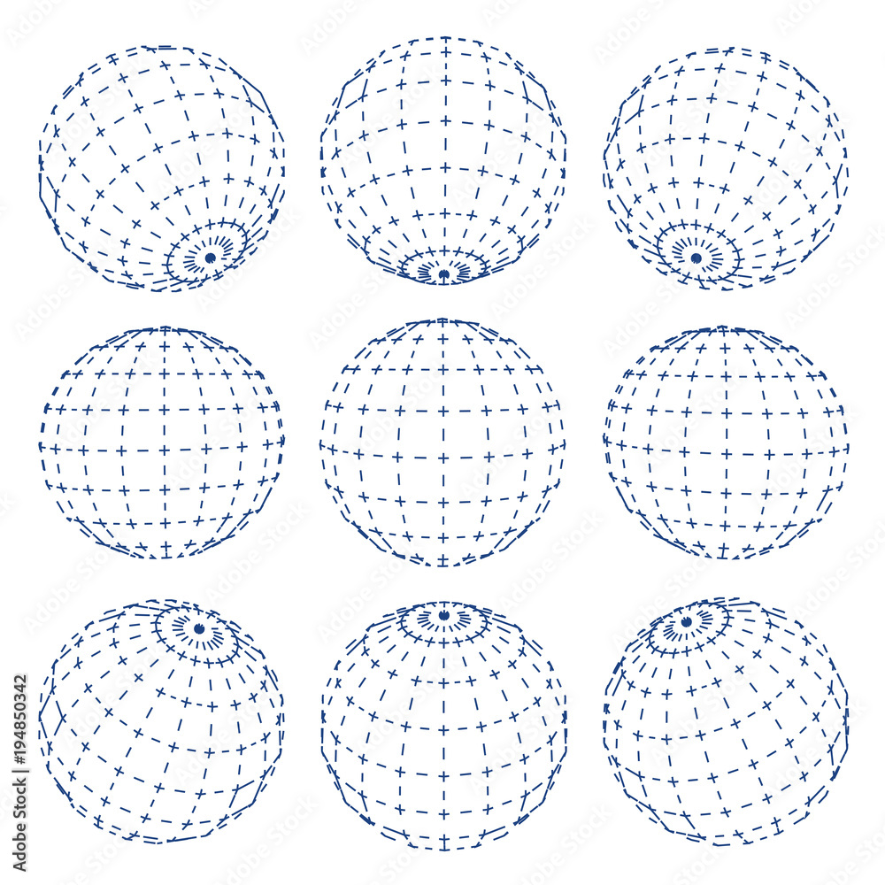 Special Globe Grid Lines