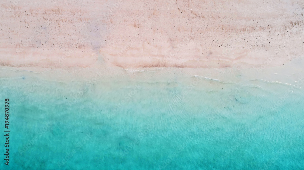 Sea Aerial view, Top view,amazing nature background.The color of the ...