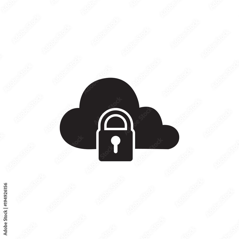 castle on the cloud icon. Elements of cyber security icon. Premium ...