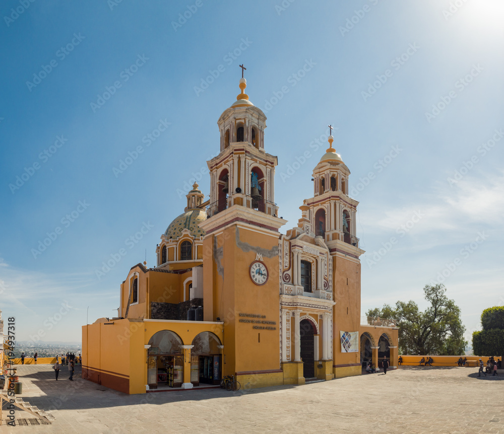Cholula, Mexico, South America - January 2018: [Great Pyramid of ...