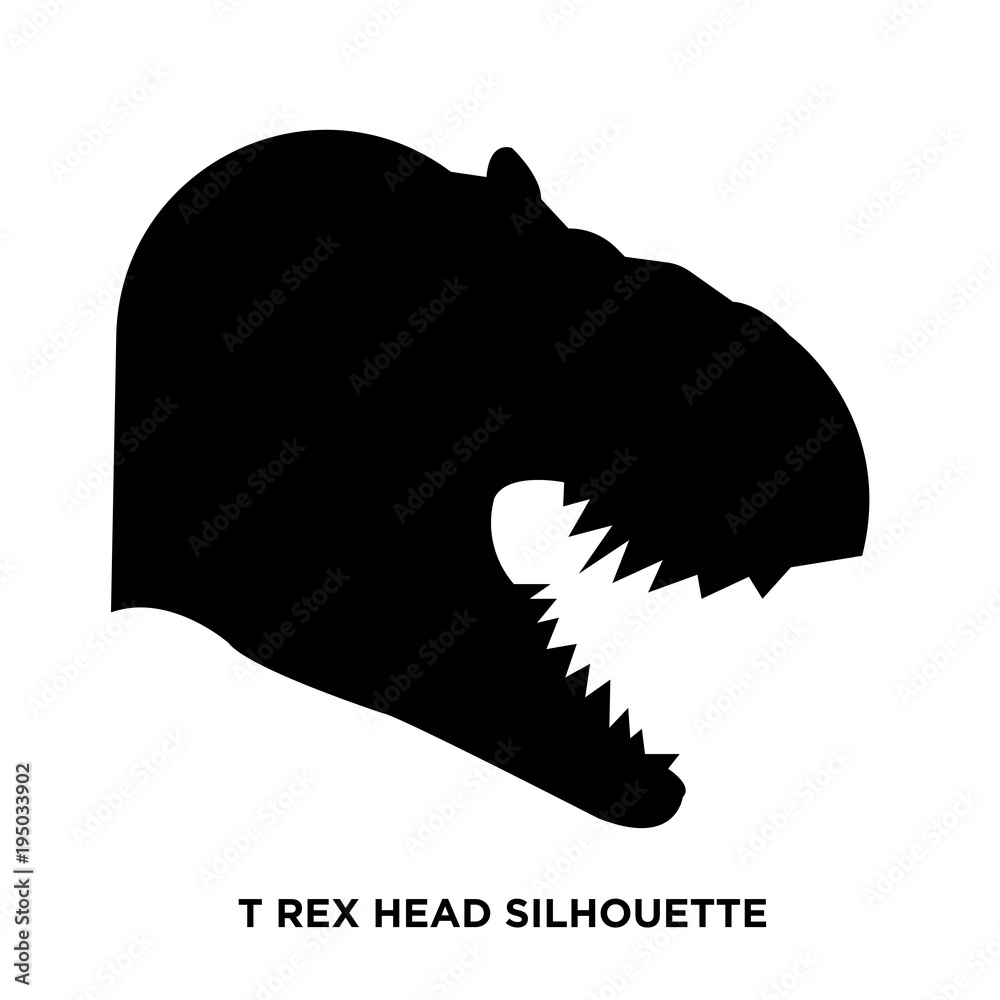 T Rex Head Silhouette