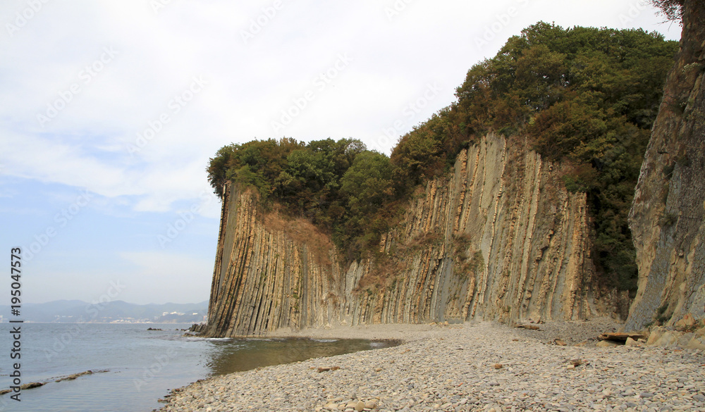 Kiselev Cliff also known as Cliff of Tears, Tuapse, the Black Sea ...