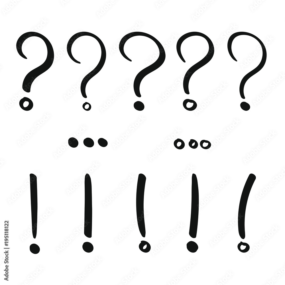 Punctuation Clipart Black And White