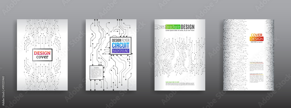 Circuit board background for magazine cover. Technology communication ...