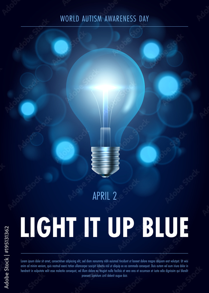 Autism Awareness Light It Up Blue