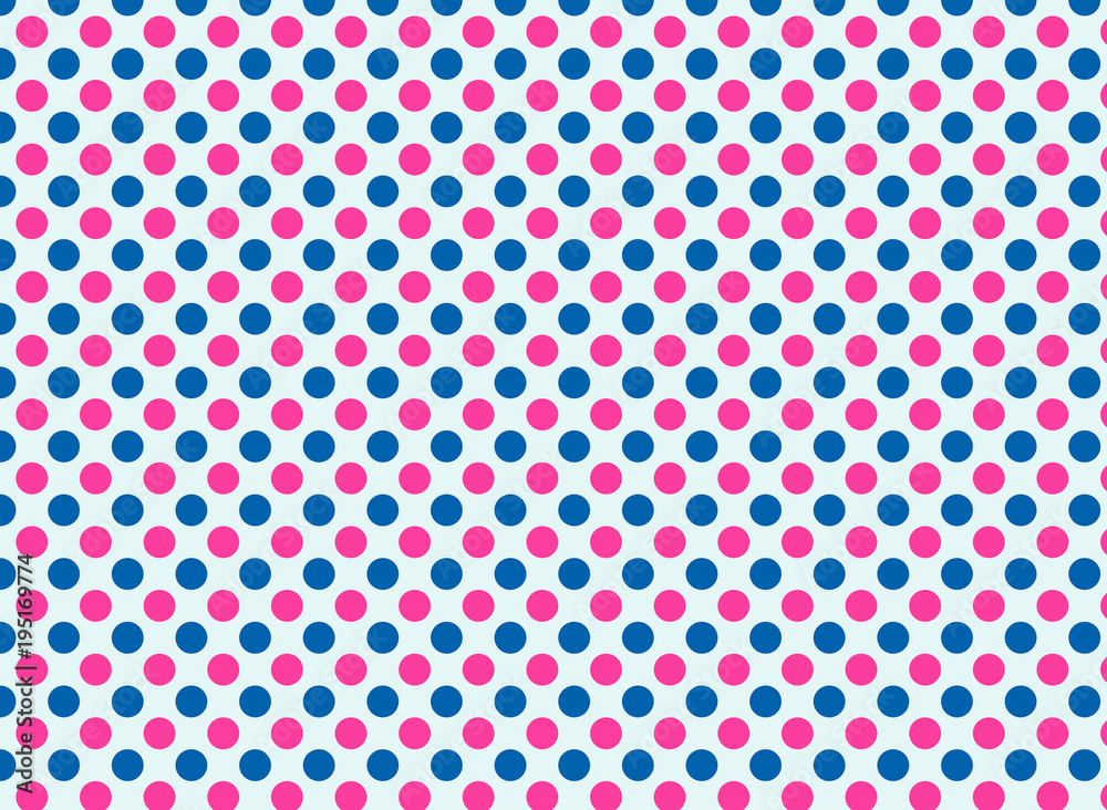 Red ,Blue Polka Dot Background Pattern Stock Vector | Adobe Stock