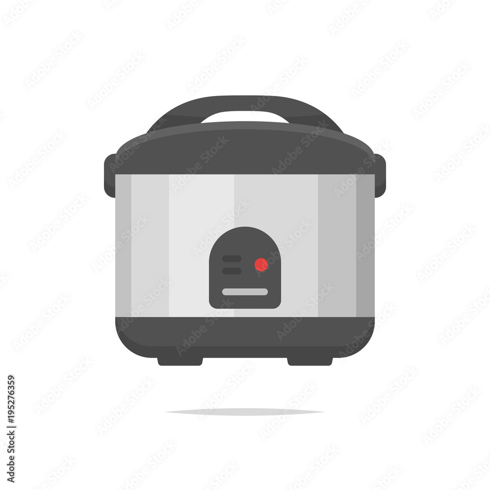 Electric rice cooker vector isolated Stock Vector | Adobe Stock
